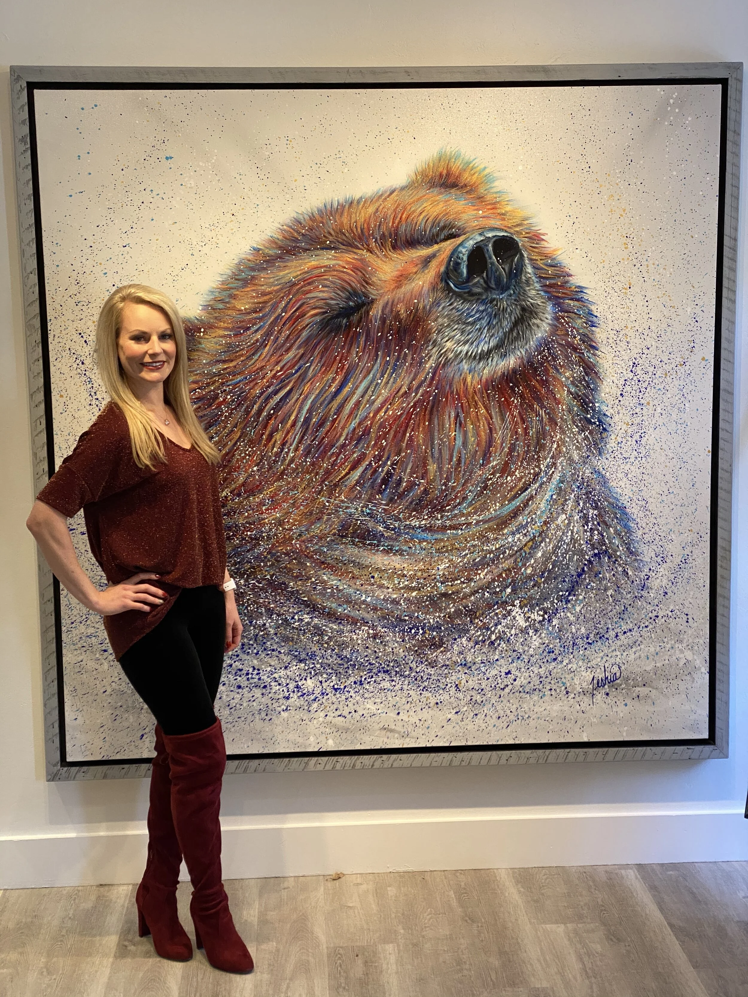 About Teshia and the Colorful Wildlife Art Paintings | TeshiaArt