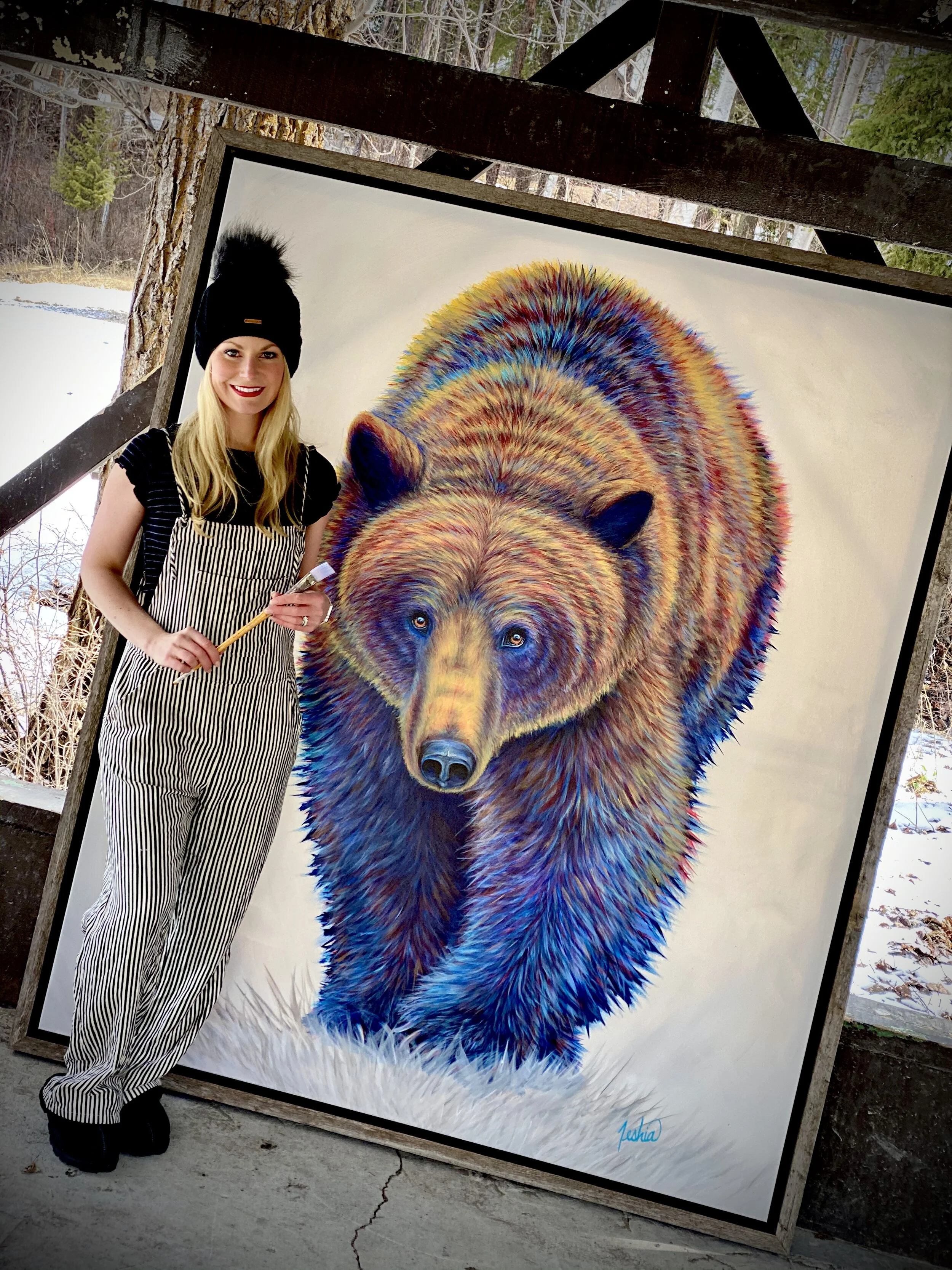 About Teshia and the Colorful Wildlife Art Paintings | TeshiaArt
