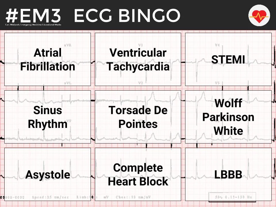 ECG Bingo — EM3