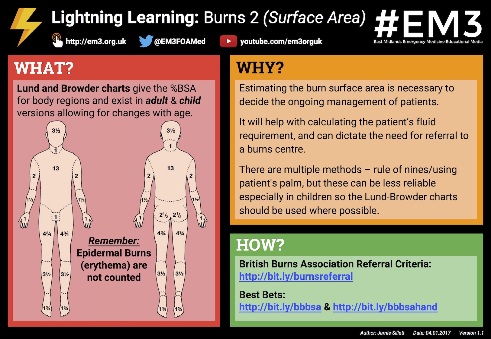 Lightning Learning: Burns #2 (Surface Area) — EM3