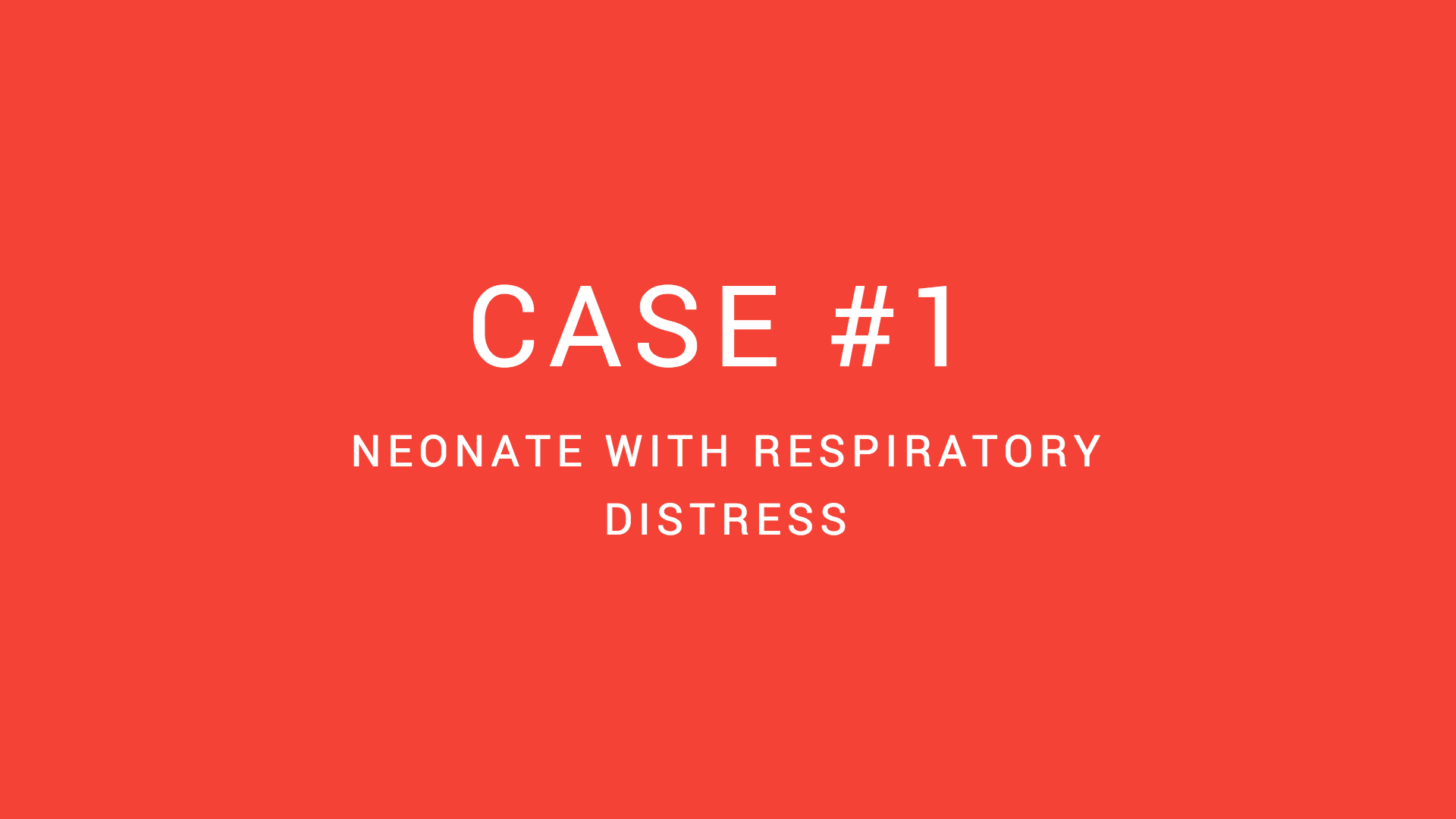 #PEST2015: Neonate with Respiratory Distress — EM3