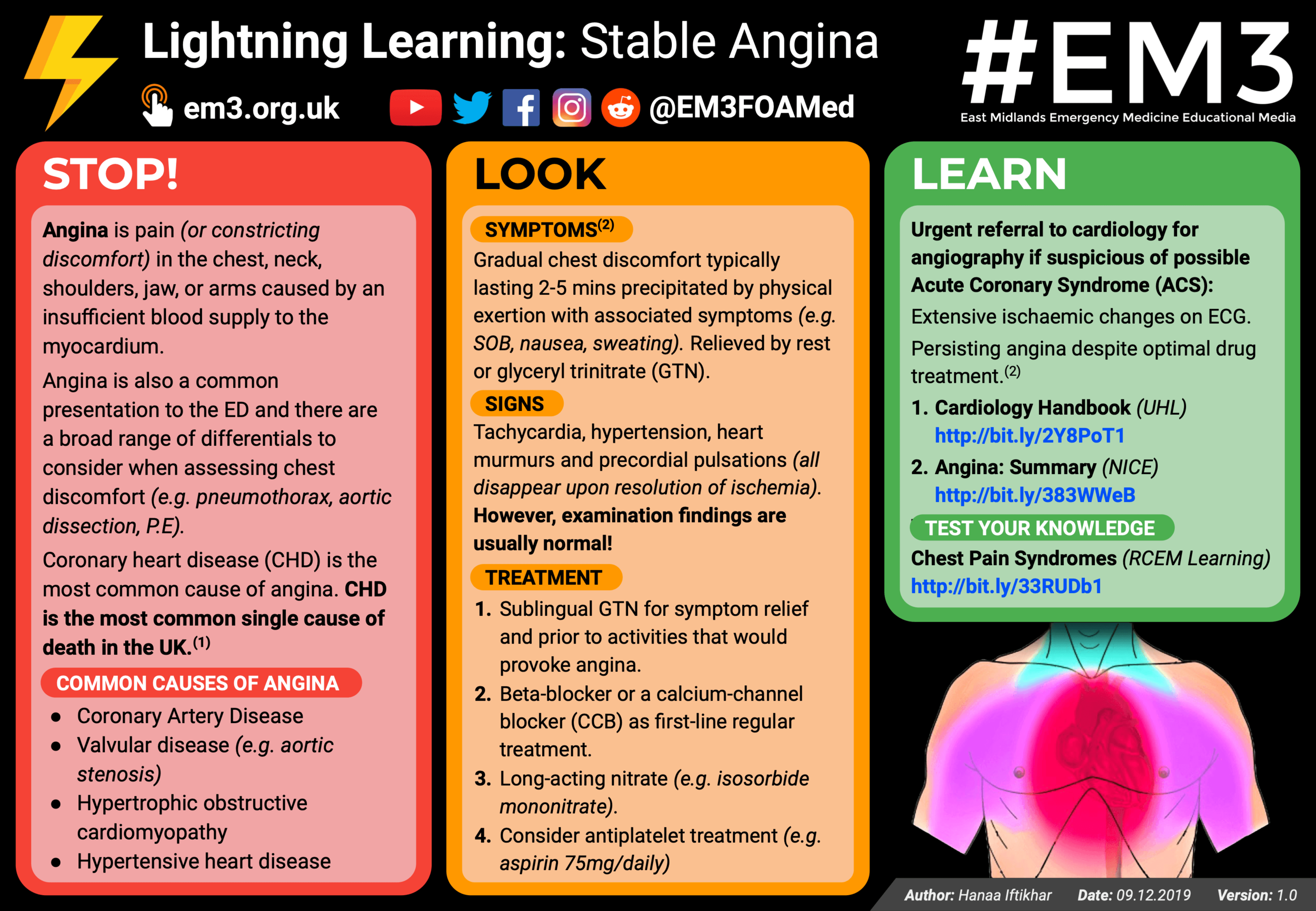 Lightning Learning: Stable Angina — EM3