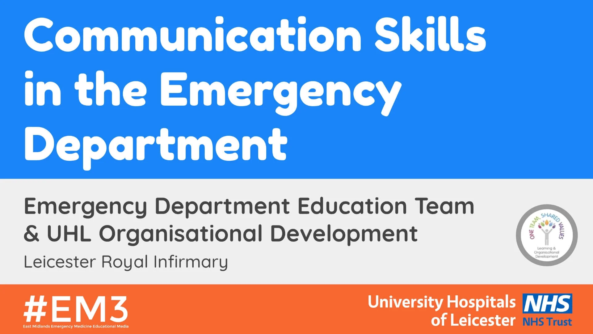 Coaching skills for staff in the ED — EM3