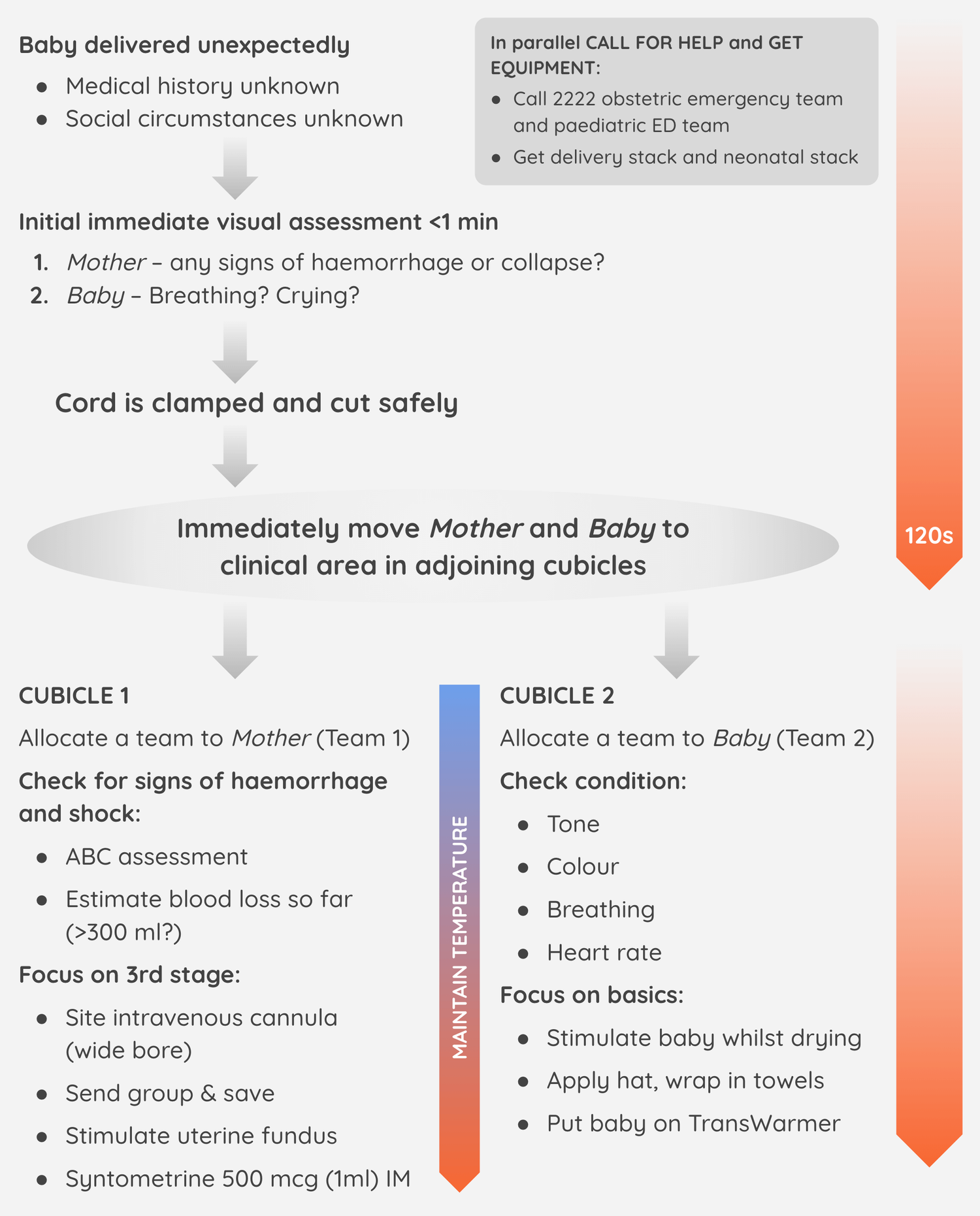 Resus Drills: Unexpected Delivery — EM3