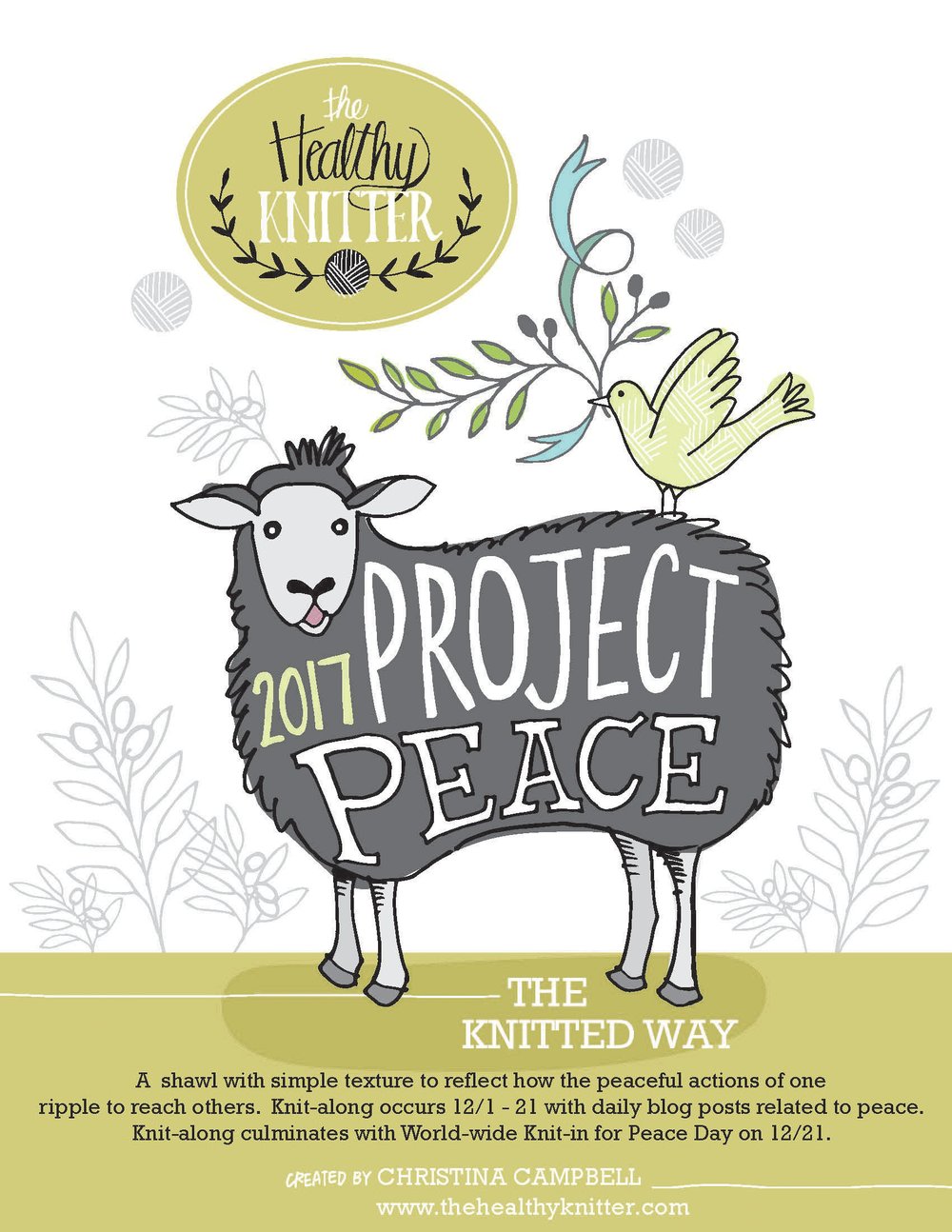 Project Peace 2017 details... — The Healthy Knitter