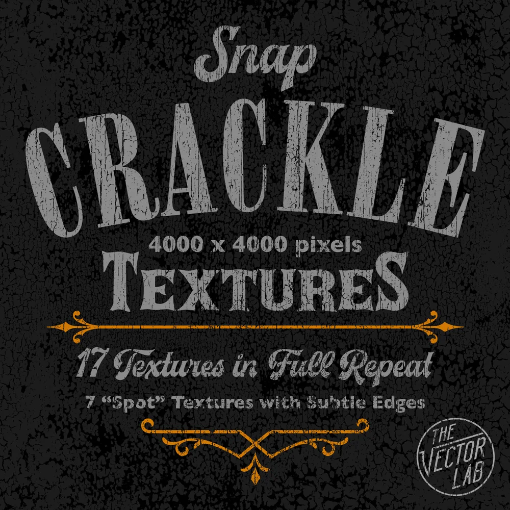 Crackle Texture Vector