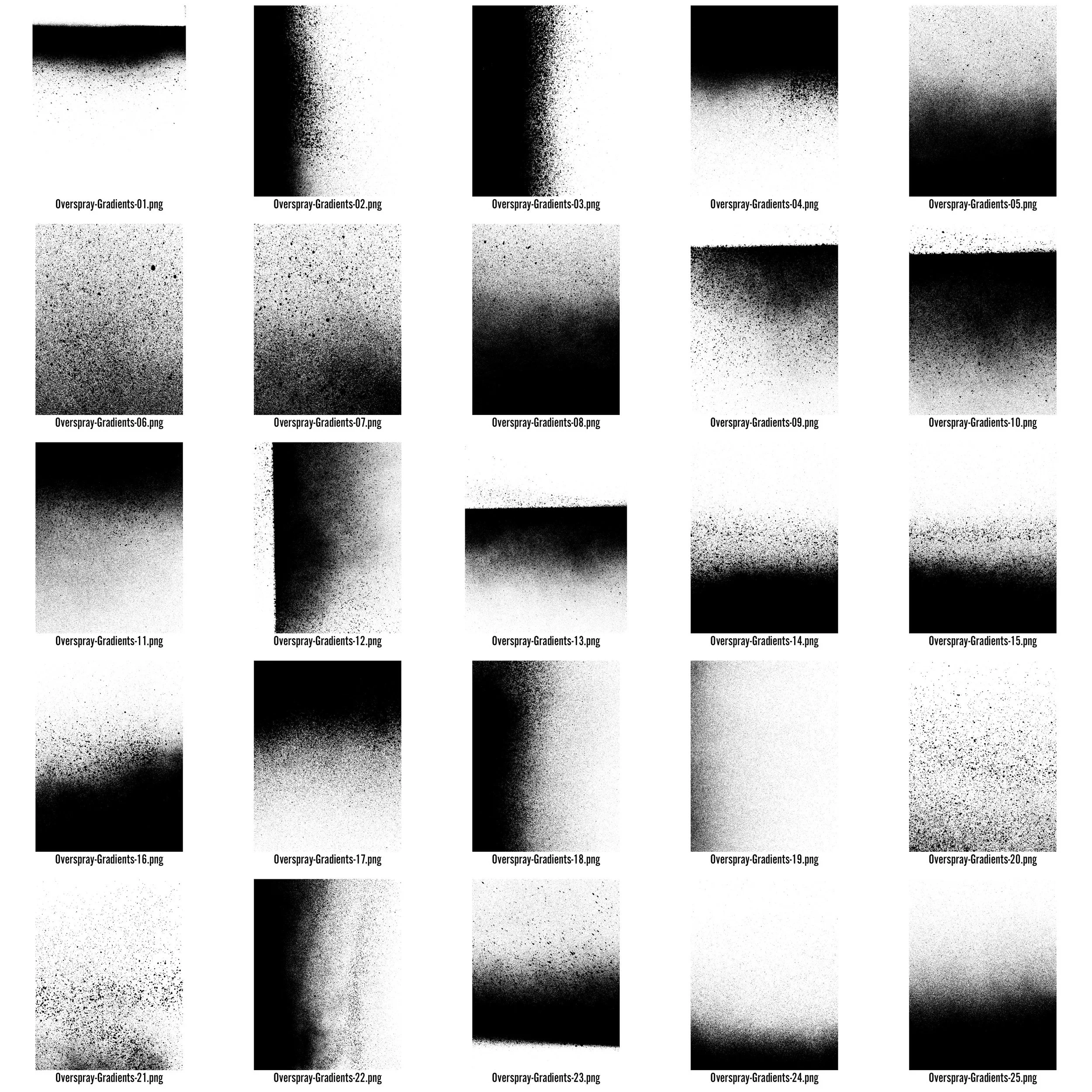 Overspray Gradient Textures - Illustrator — Ray Dombroski