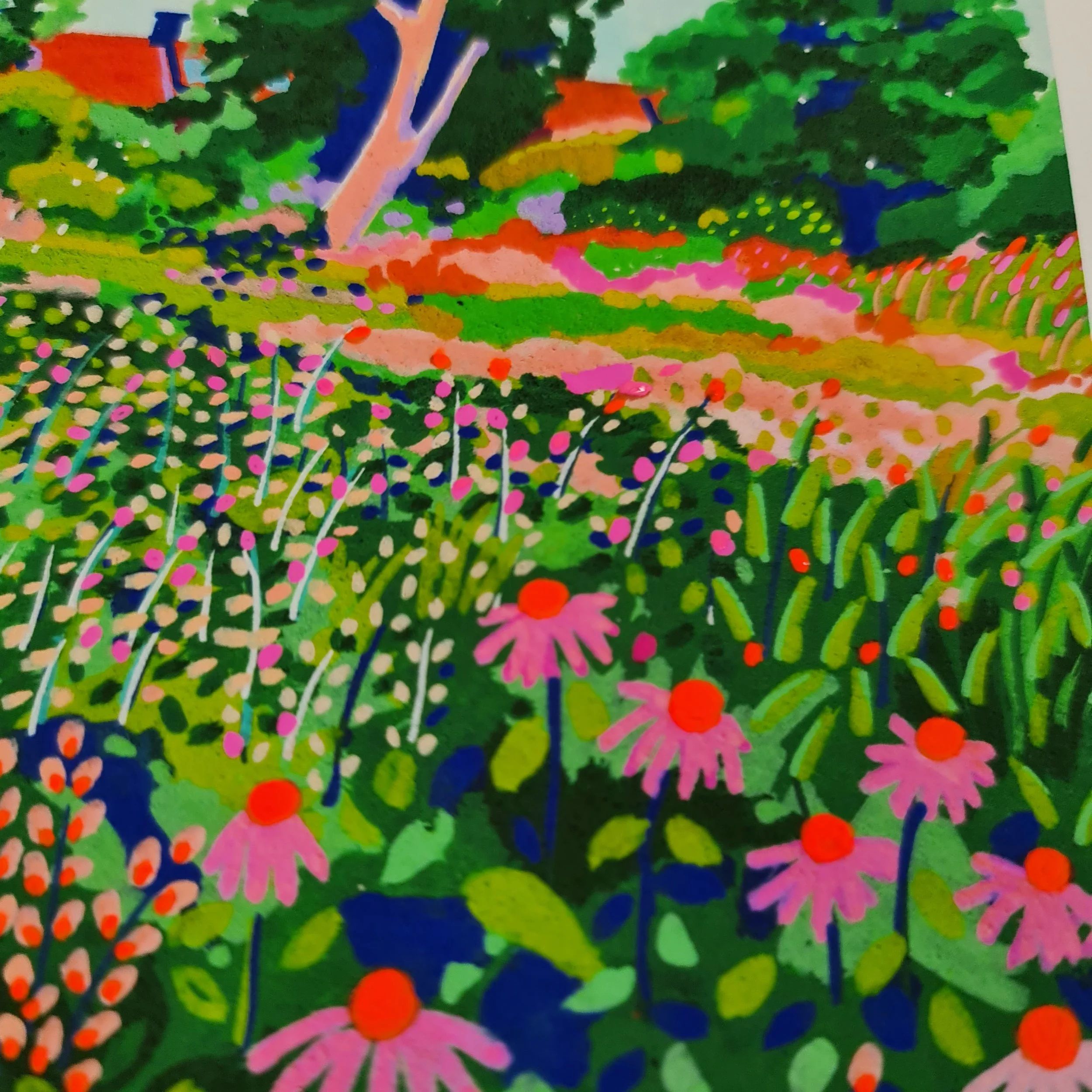alice brisland "echinacea in lloyd park" — Artsnug