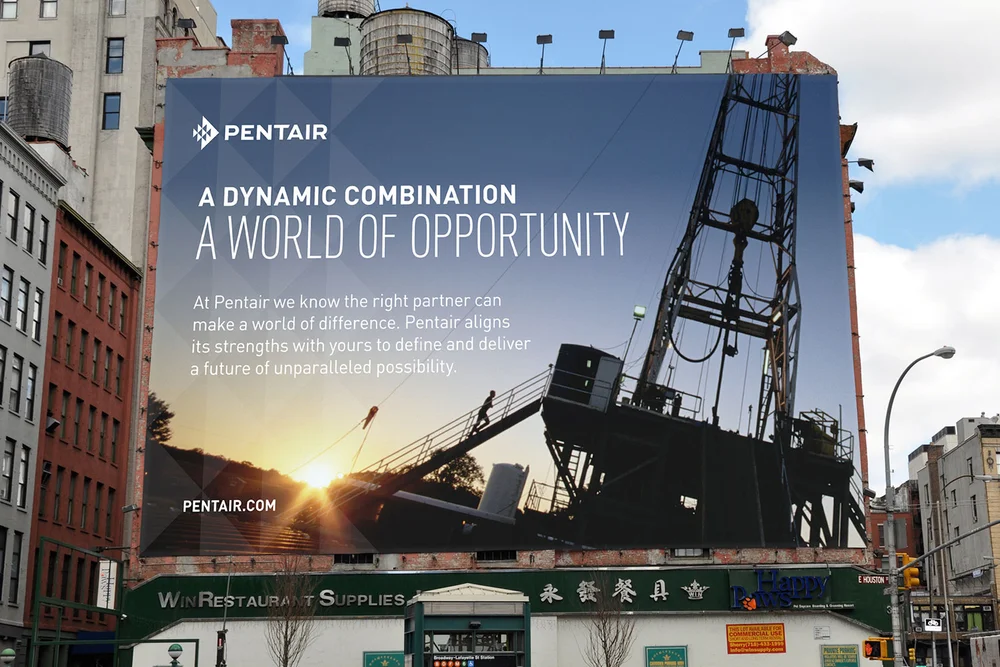 Pentair Logo Design & Visual System Strategy Case Study — Ryan Paul Studio