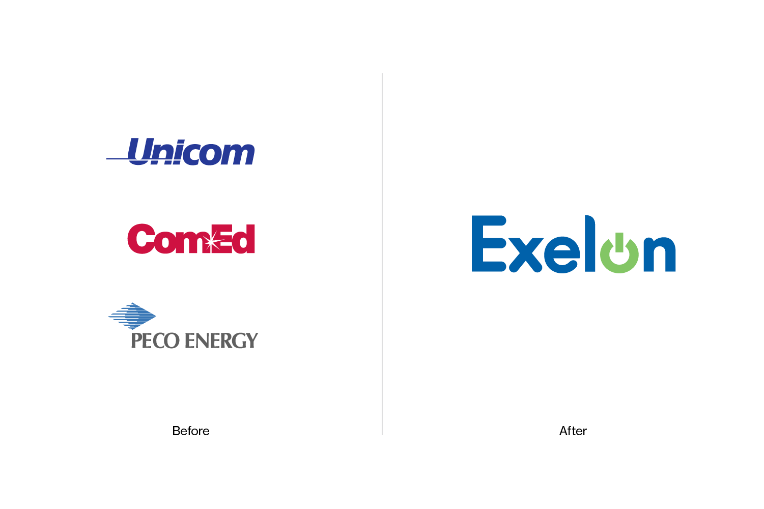 Exelon Logo Design & Corporate Renaming Strategy Case Study — Ryan Paul ...