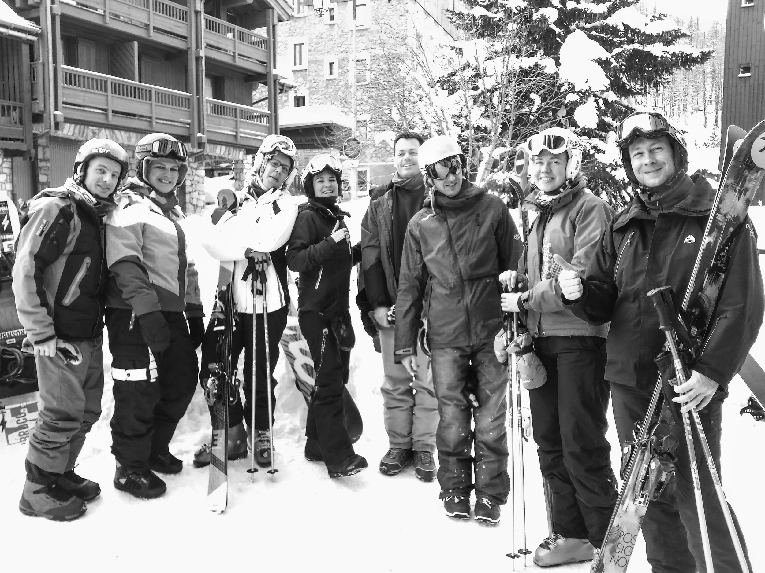 Black and white photographs of Val Thorens — Professional native ...