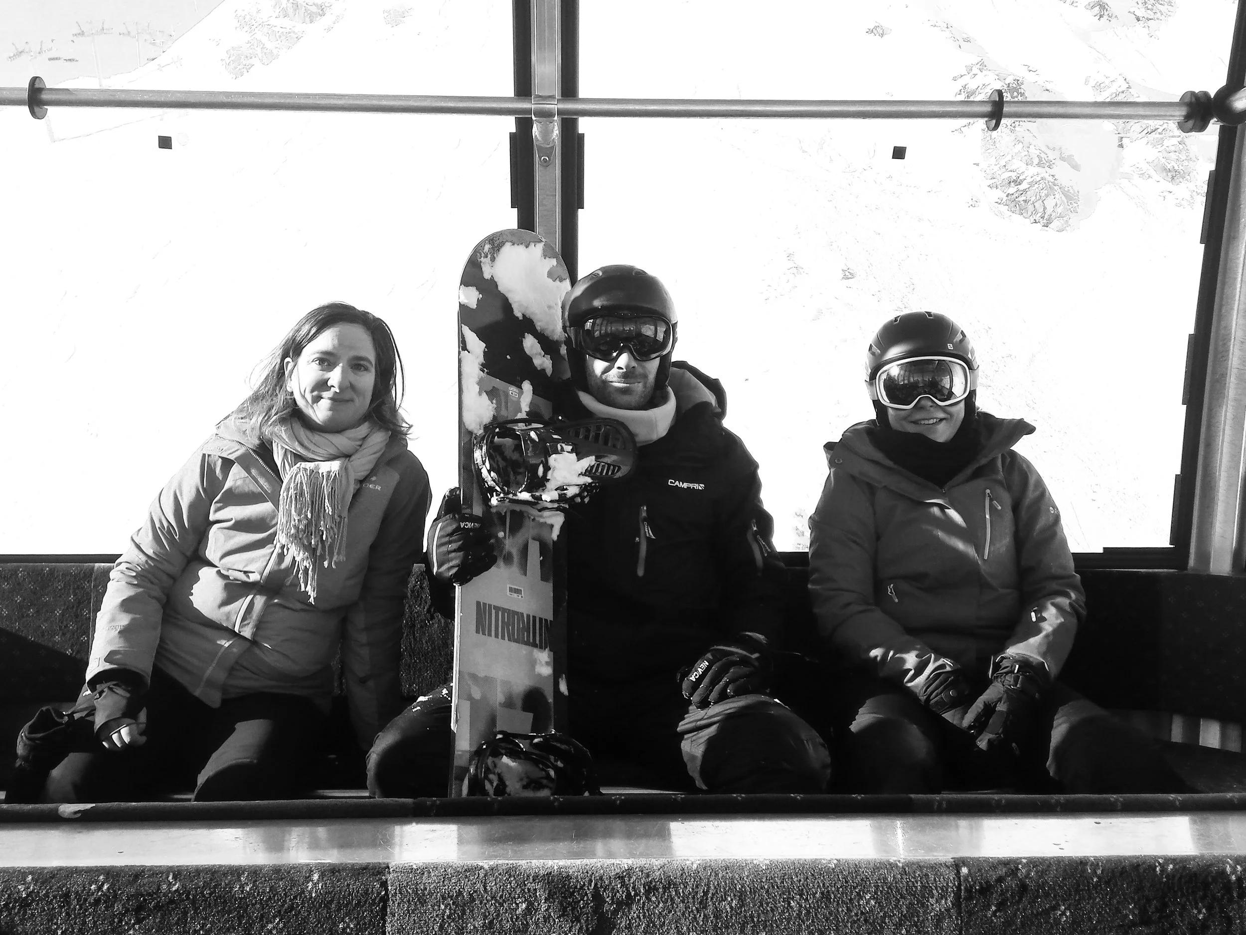 Black and white photographs of Val Thorens — Professional native ...