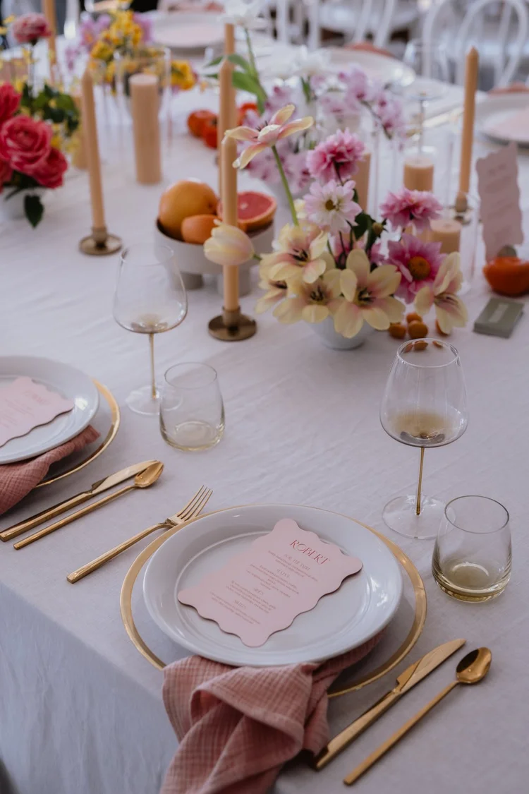 Our Table Setting Styling Tips and Hire Options — THE WEDDING SHED ...
