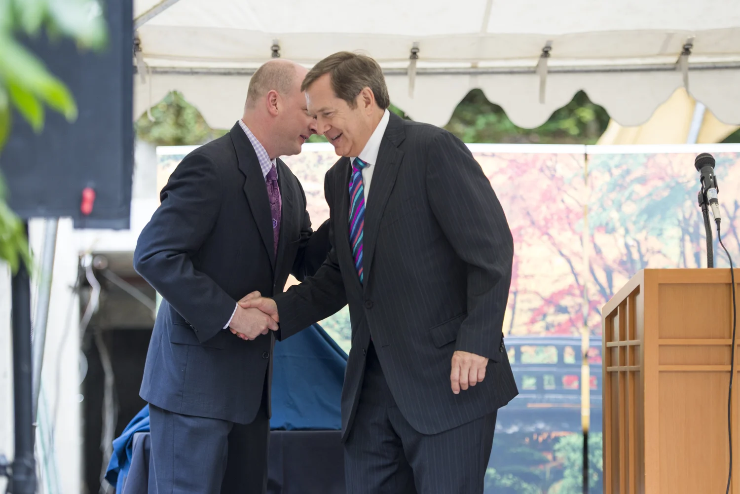 Jordan D. Schnitzer Speaks at Portland Japanese Garden Cultural ...