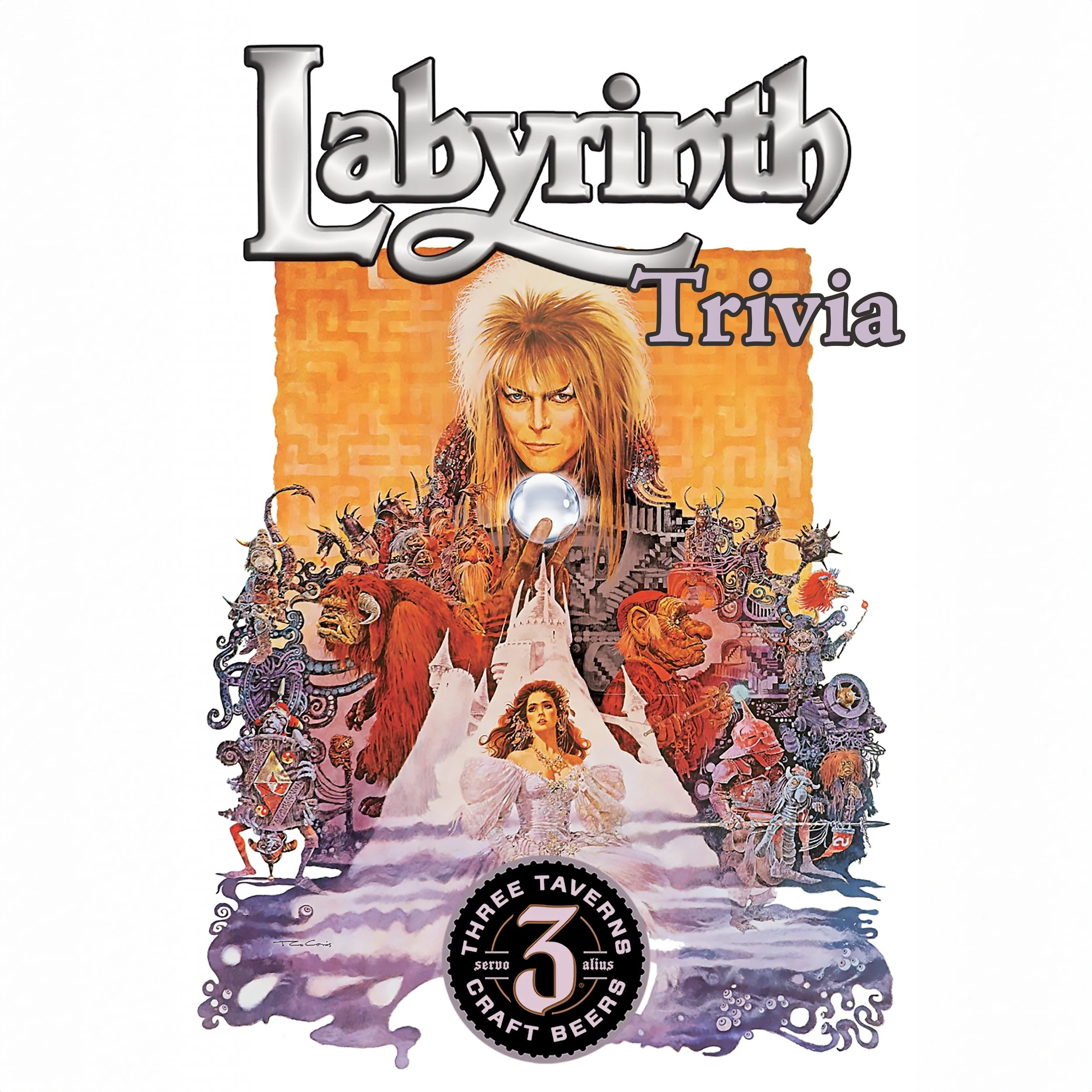 Labyrinth Trivia — Three Taverns Brewery