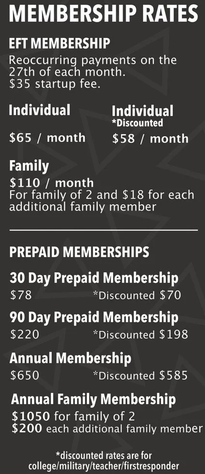 Springs Climbing Center Daily and Member rates — Springs Climbing Center