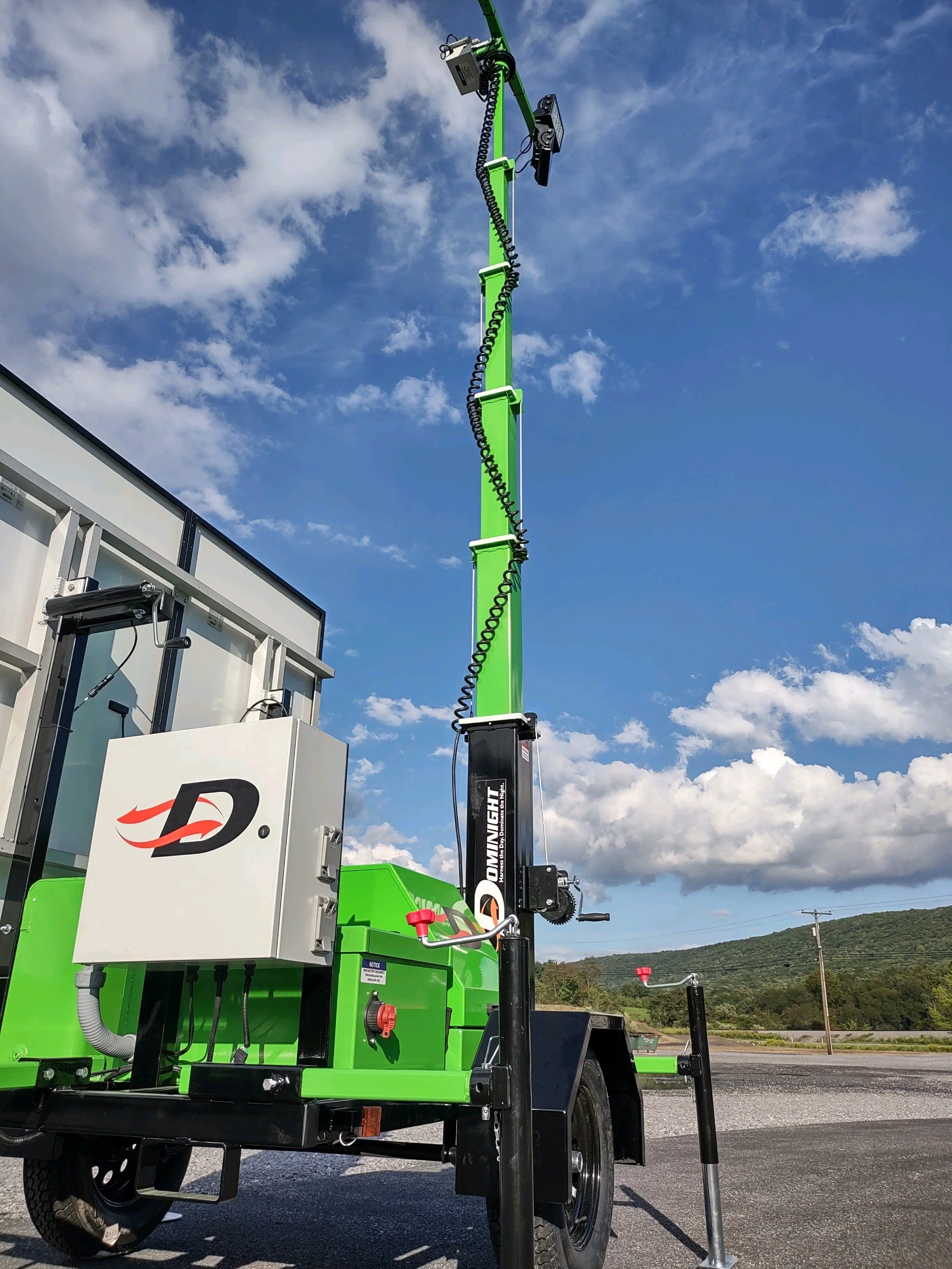 Solar Lithium LED Light Towers manufactured in the U.S.A. — DOMINIGHT ...