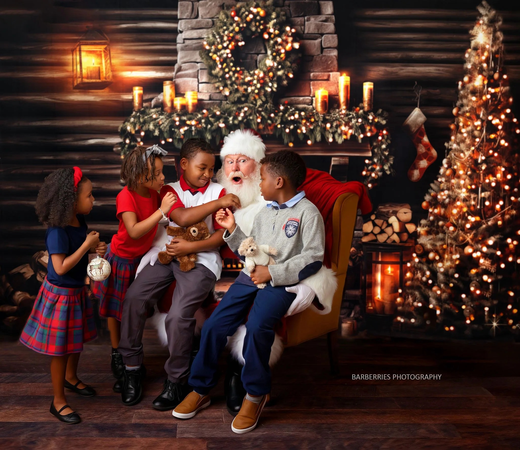 Houston Fine Art Santa Experience — Barberries Photography