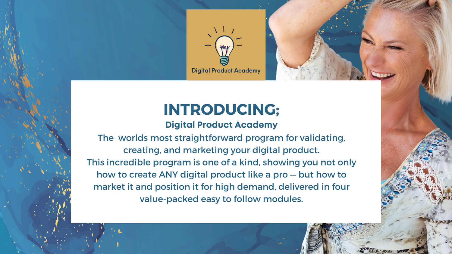 The worlds best digital product creation course — YVETTE MAYER