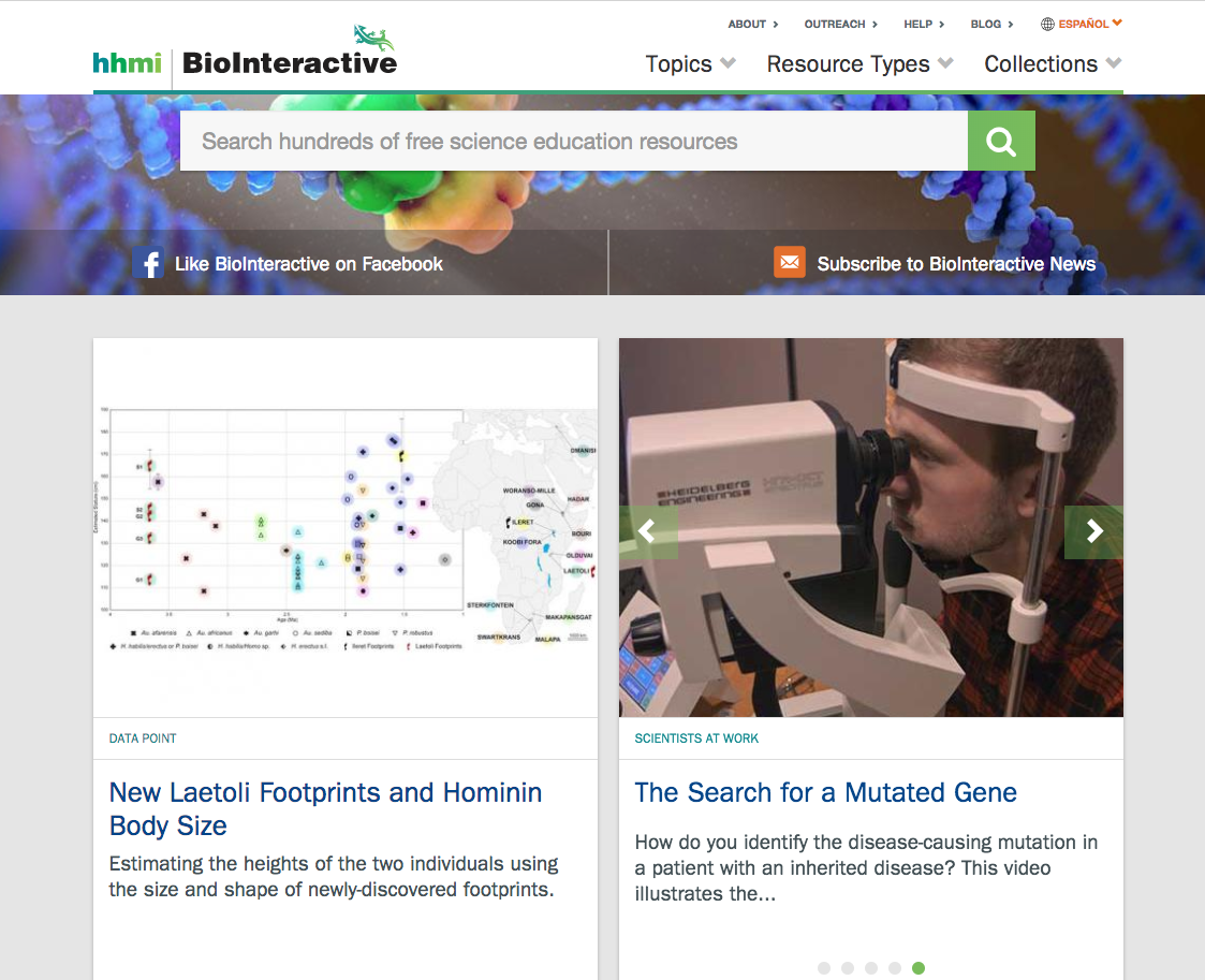 BioInteractive: free science education resources | Observatory ...