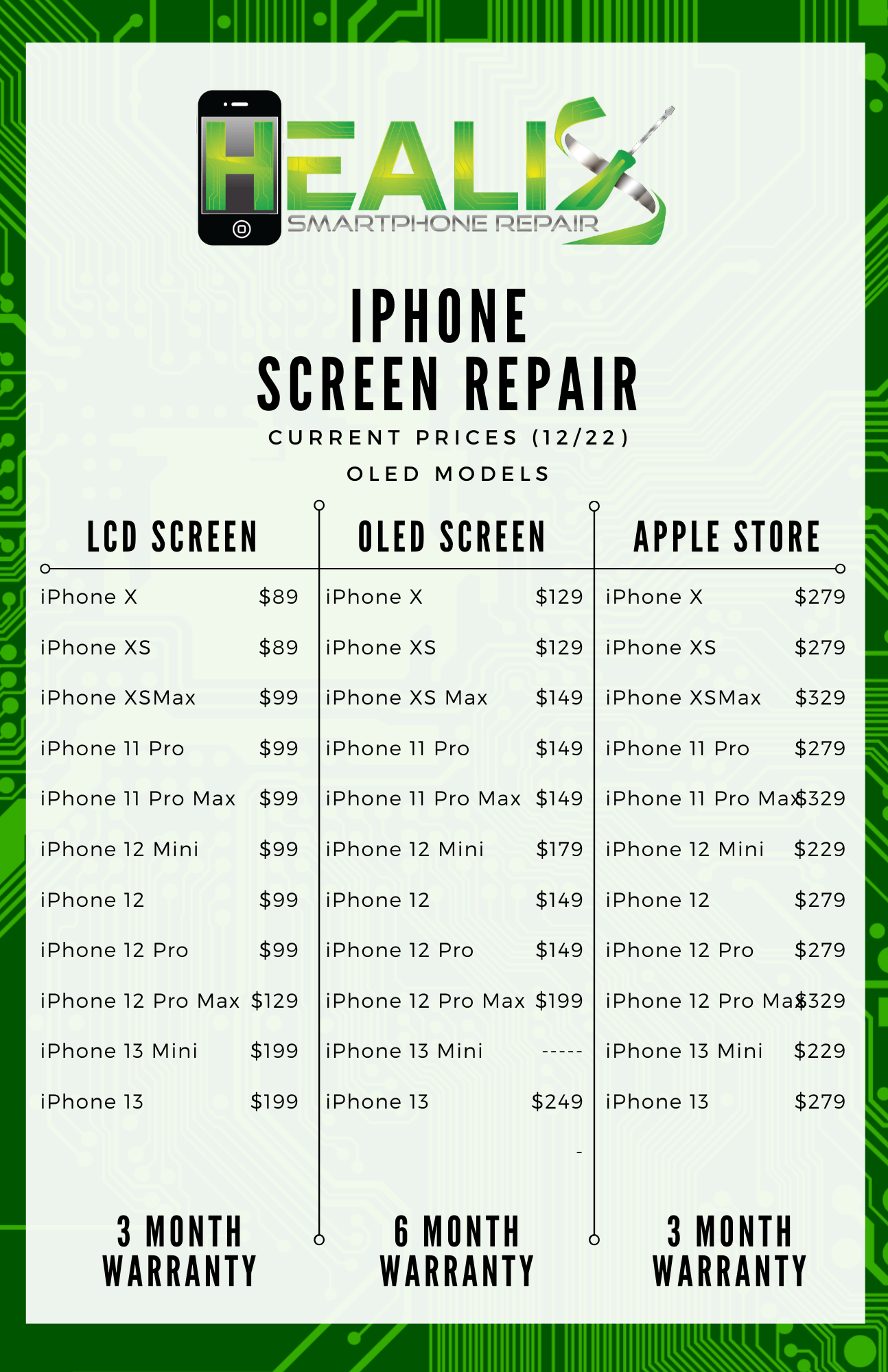 Healix Smartphone Repair - iPhones, iPads, Macbooks, Playstation, etc.
