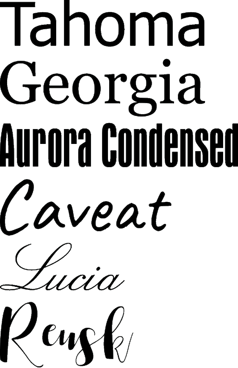 Choose your fonts wisely — Bucketduck Inc.