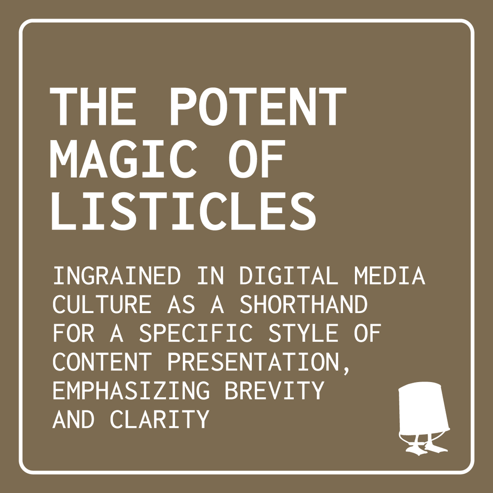 The power of "listicles" — Bucketduck Inc.