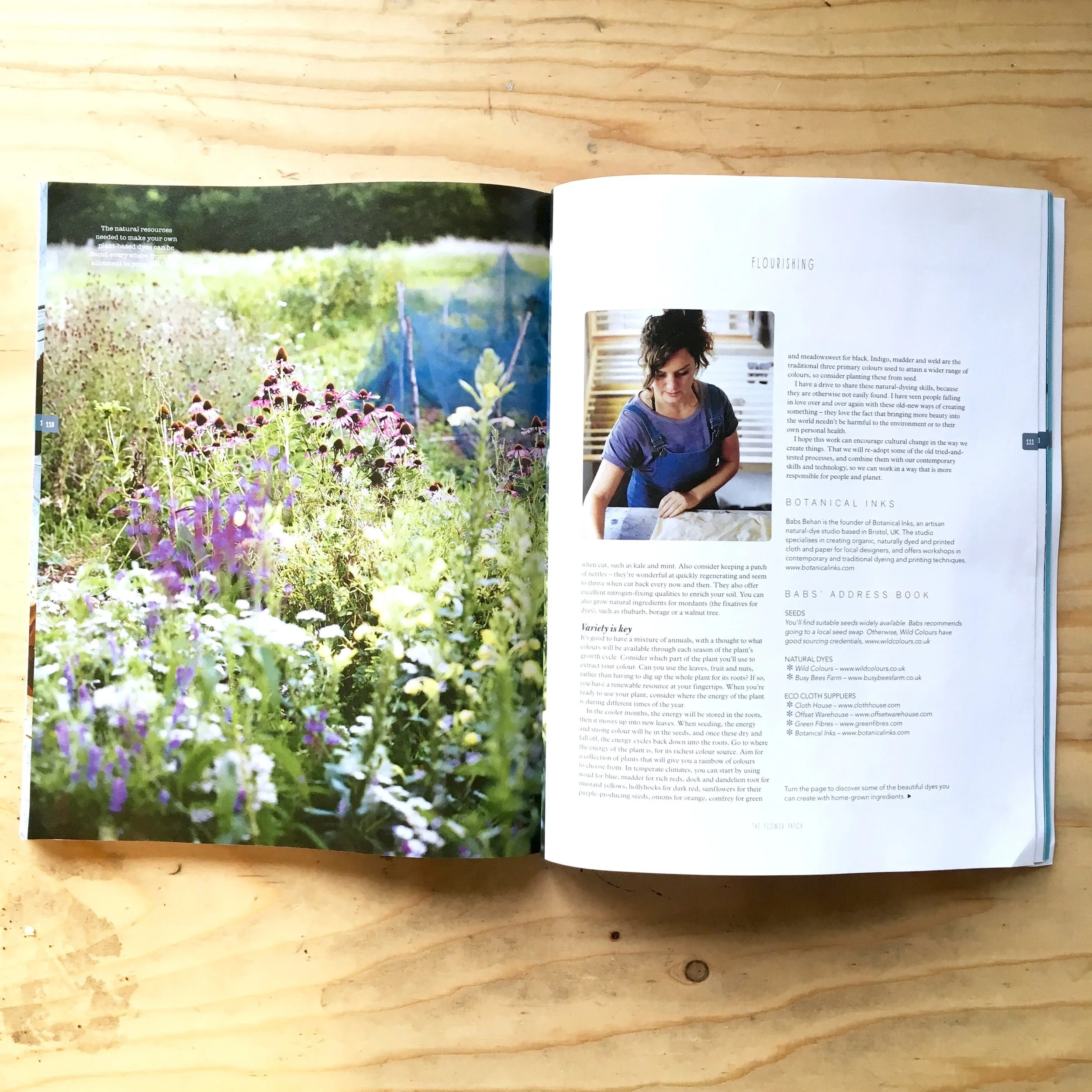 Flower Patch Magazine — Botanical Inks