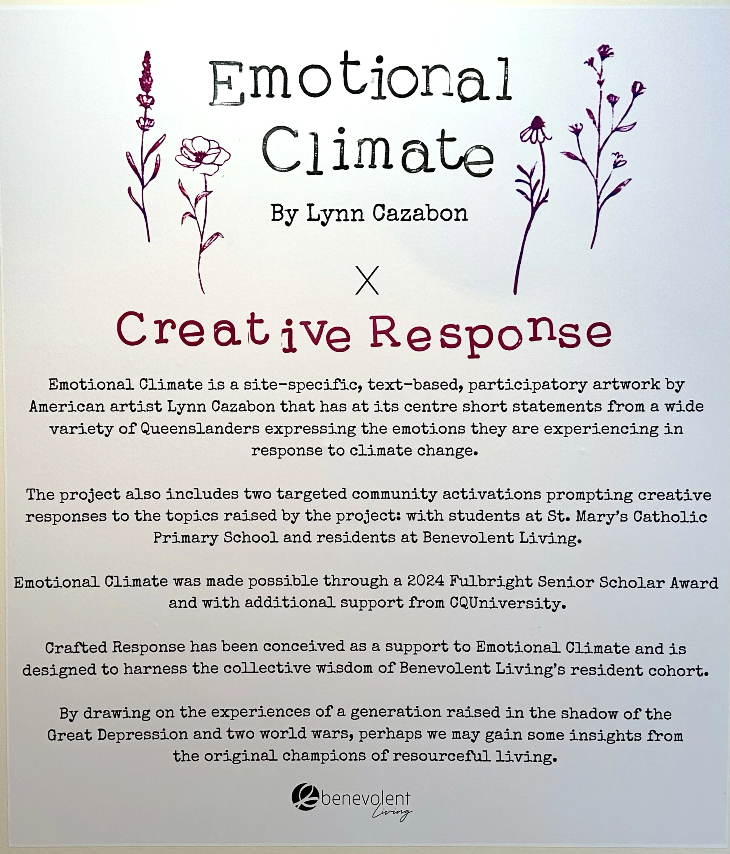 Emotional Climate — LYNN CAZABON