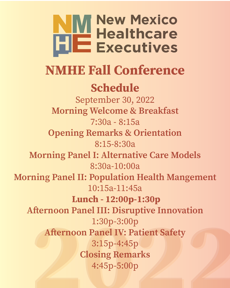 Upcoming Events — New Mexico Healthcare Executives