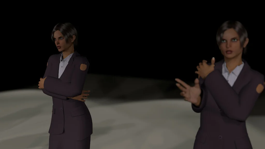 Business Woman Scene Multiple Rigging CGI Render 32 — photations