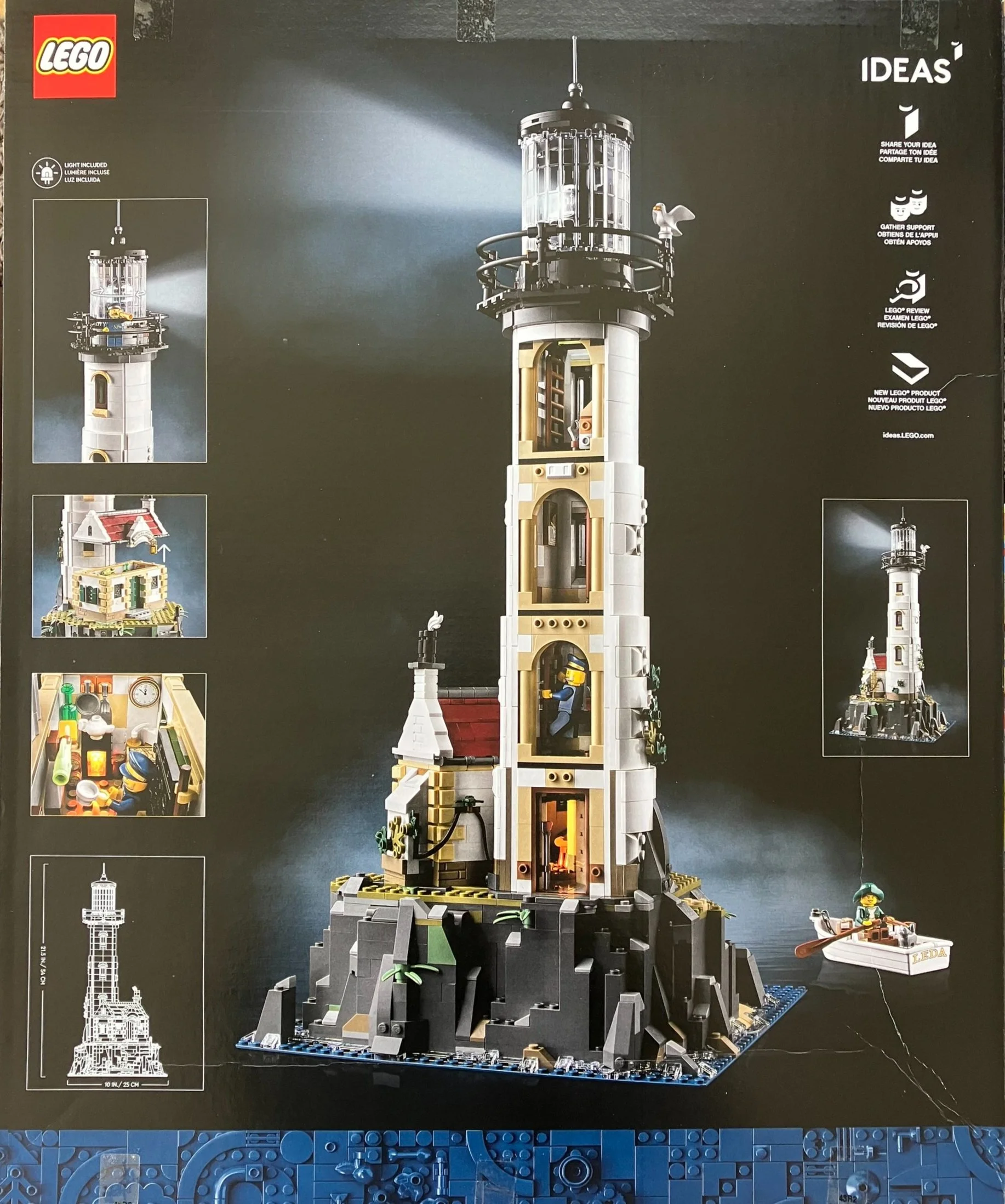 Set Review - #21335-1: Motorized Lighthouse - Lego Ideas — Bricks for ...