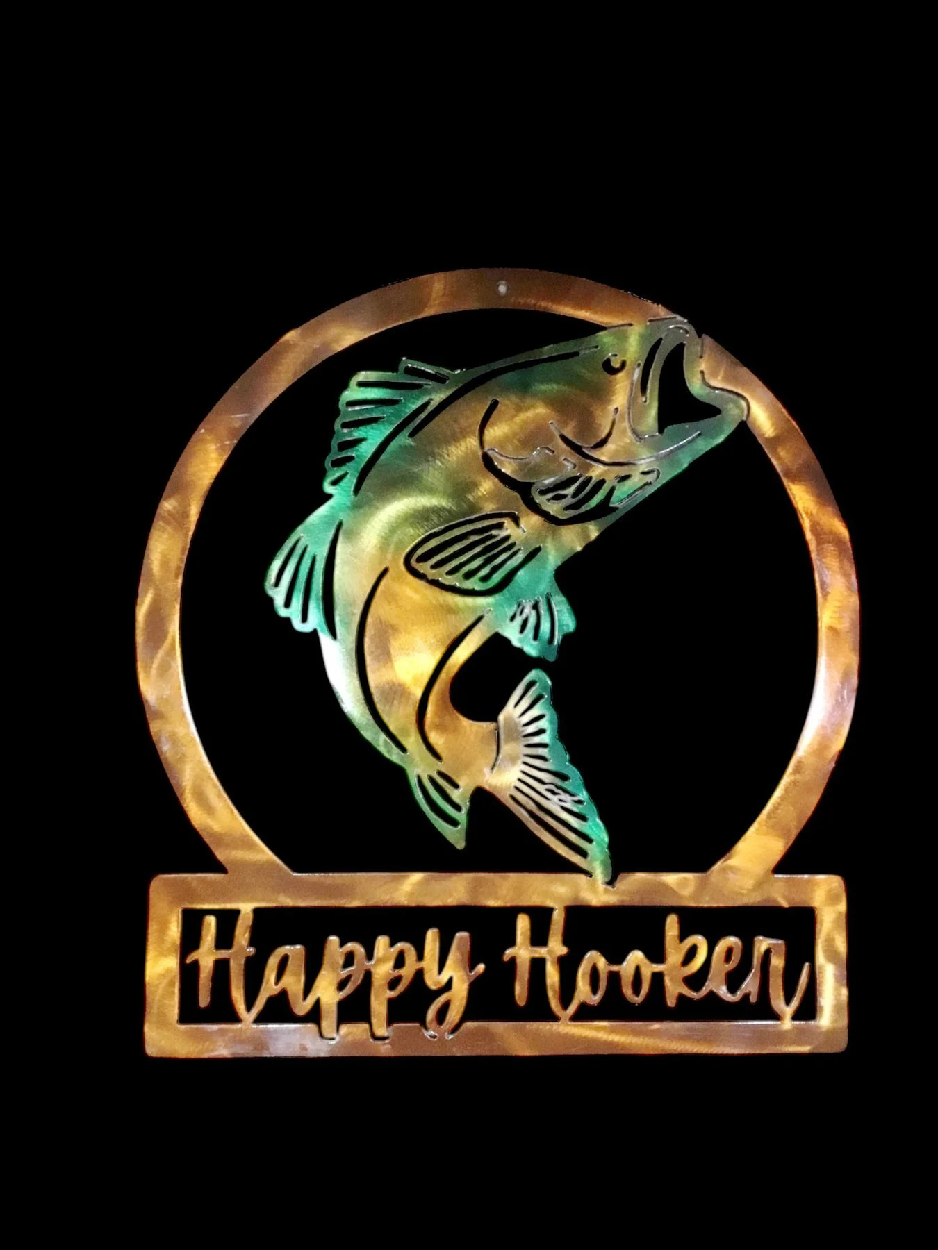 Happy Hooker Metal Sign Powder Coated — SPEEDCULT