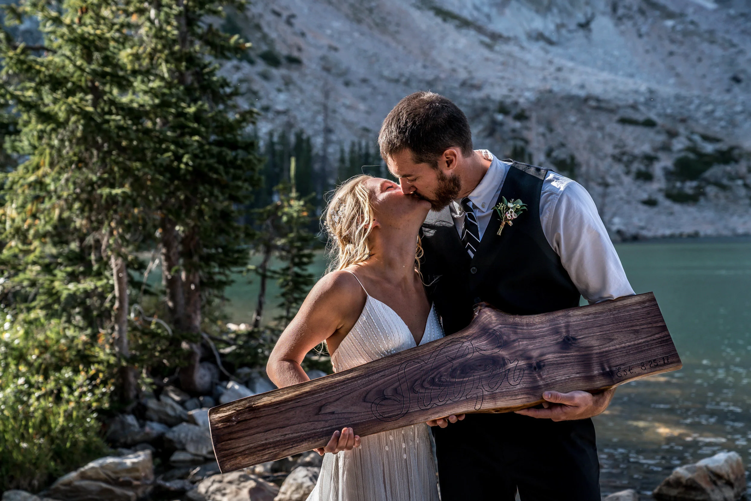 Kevin and Audrey's Adventurous Mountain Top Wedding - Medicine Bow ...