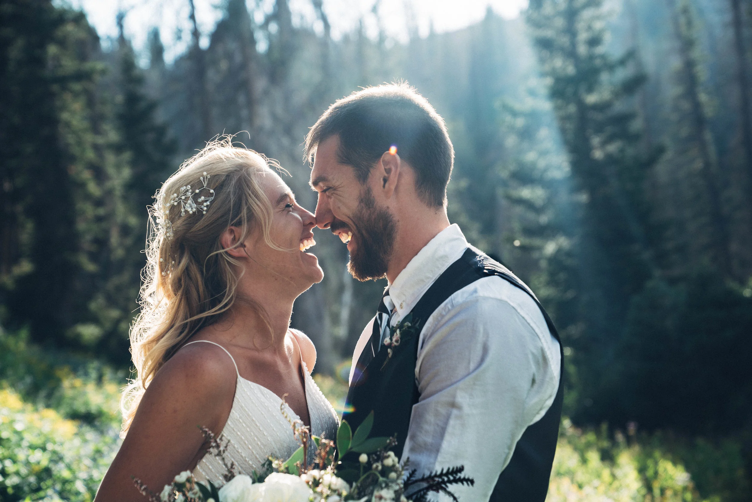 Kevin and Audrey's Adventurous Mountain Top Wedding - Medicine Bow ...