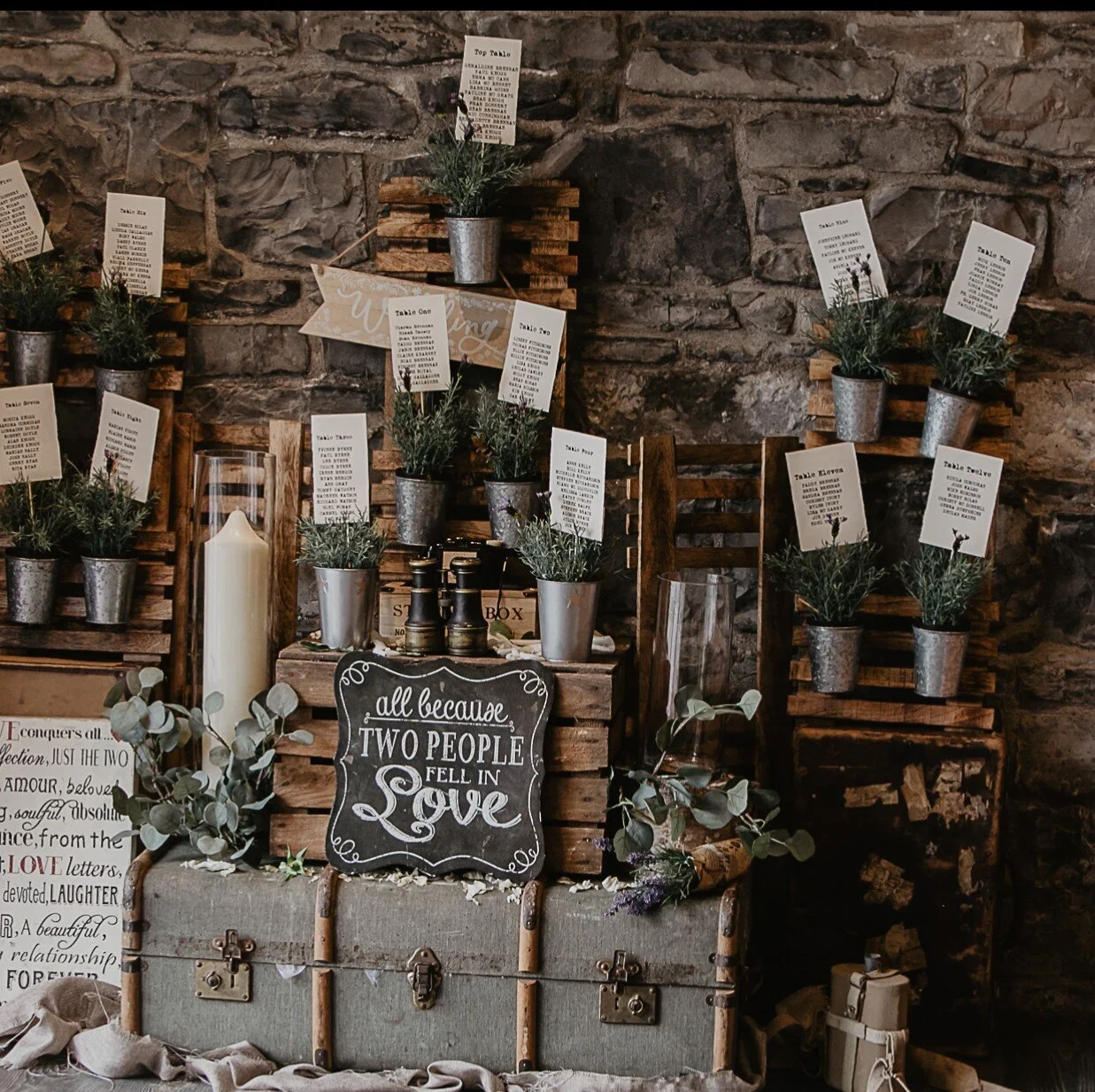 The Table Plan - The Ultimate Shabby Chic Seating Plan! — Vintage Affair