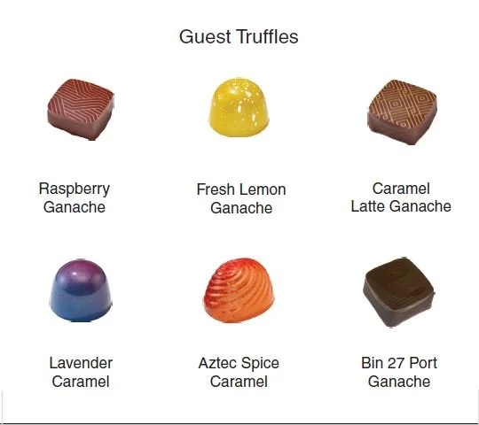 Truffle Flavors — Cacao Chemistry Chocolatier