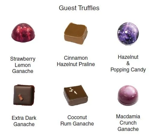 Truffle Flavors — Cacao Chemistry Chocolatier