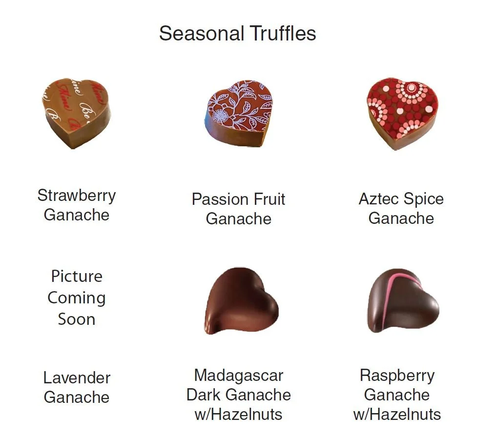Truffle Flavors — Cacao Chemistry Chocolatier