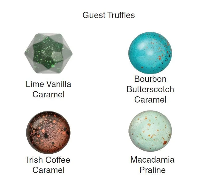 Truffle Flavors — Cacao Chemistry Chocolatier