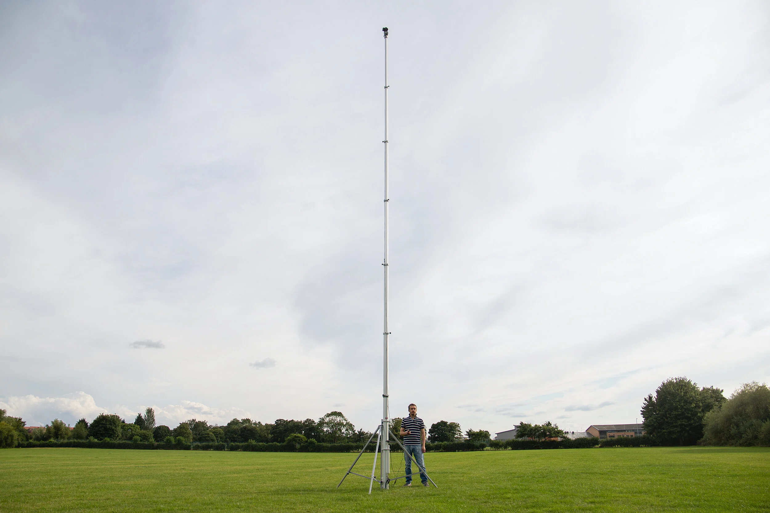 Hague 10.5m Highshot Camera Mast With Stand And 340° Powerhead Kit 1 ...