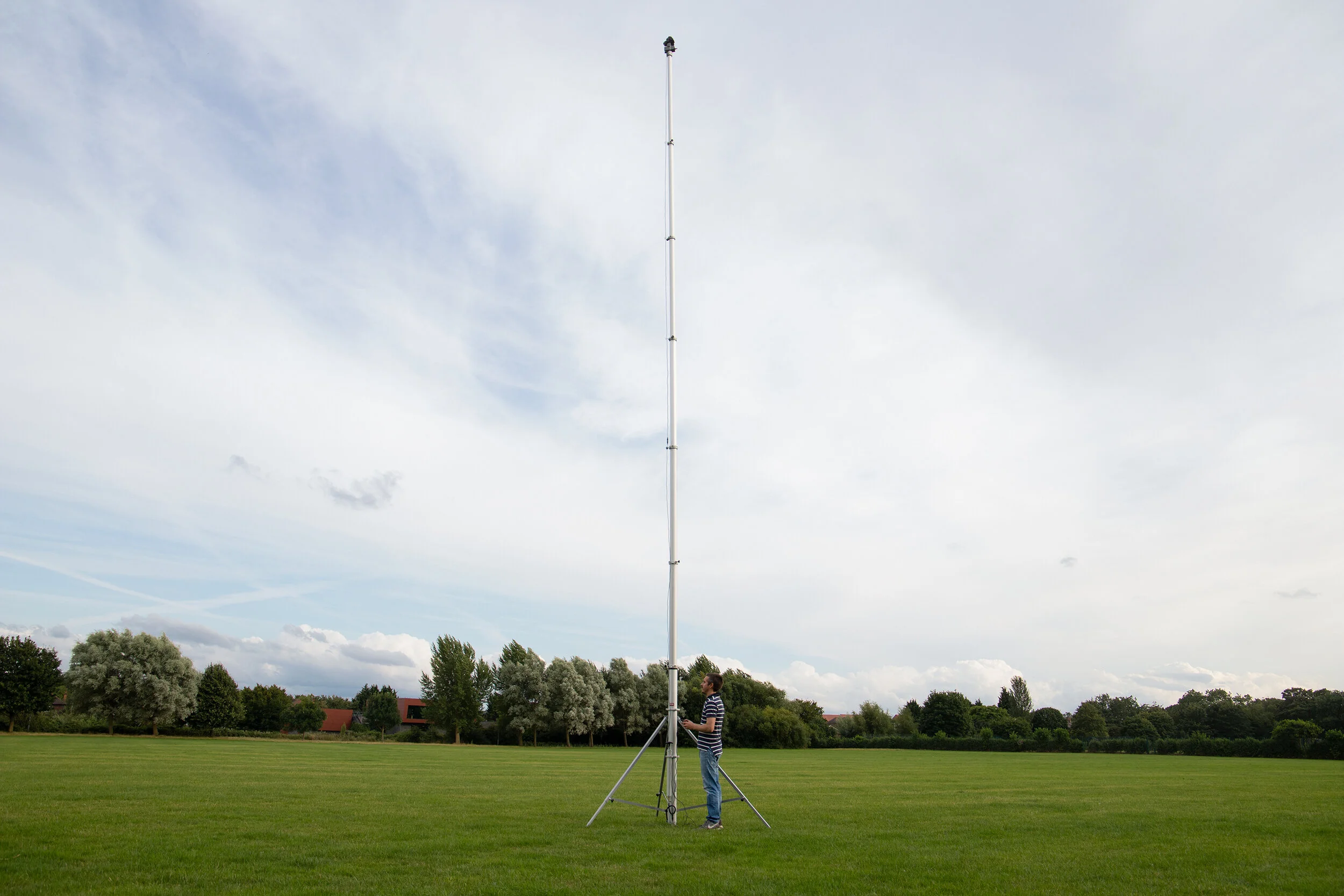 Hague 10.5m Highshot Camera Mast With Stand And 340° Powerhead Kit 1 ...