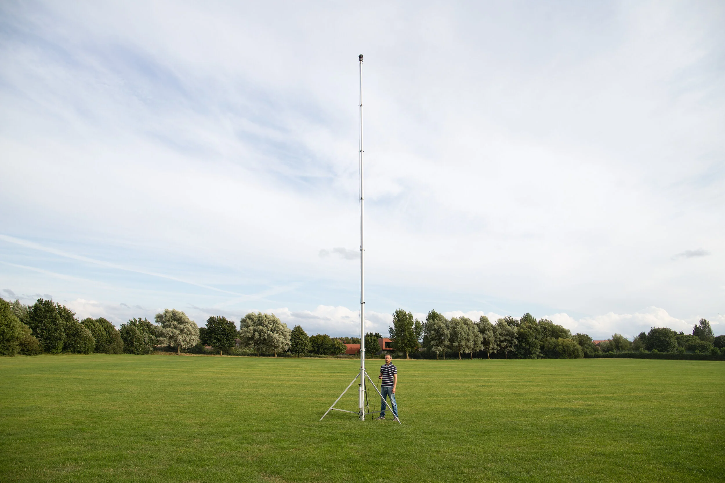 Hague 10.5m Highshot Camera Mast With Stand And 340° Powerhead Kit 1 ...