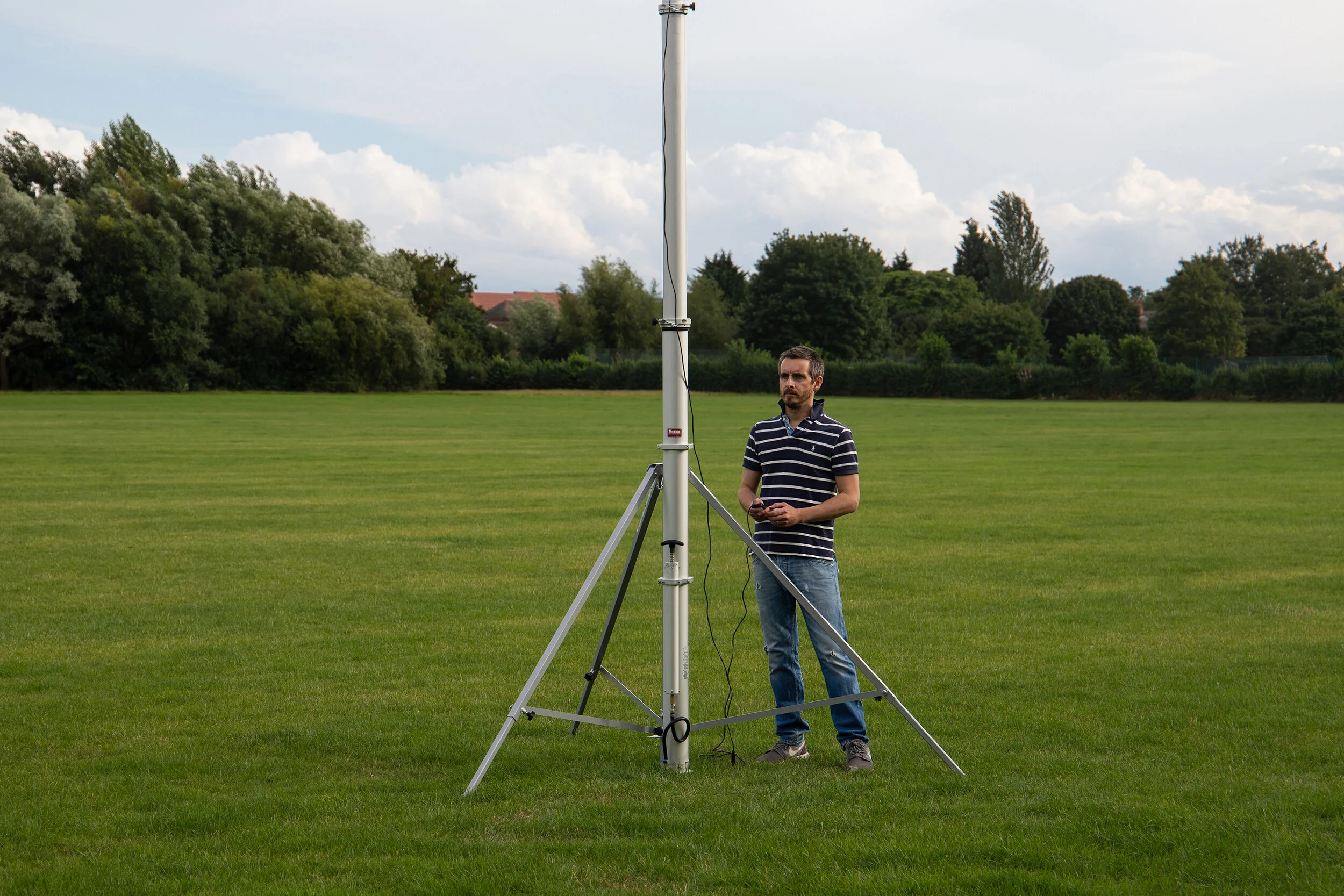 Hague 10.5m Highshot Camera Mast With Stand And 340° Powerhead Kit 1 ...