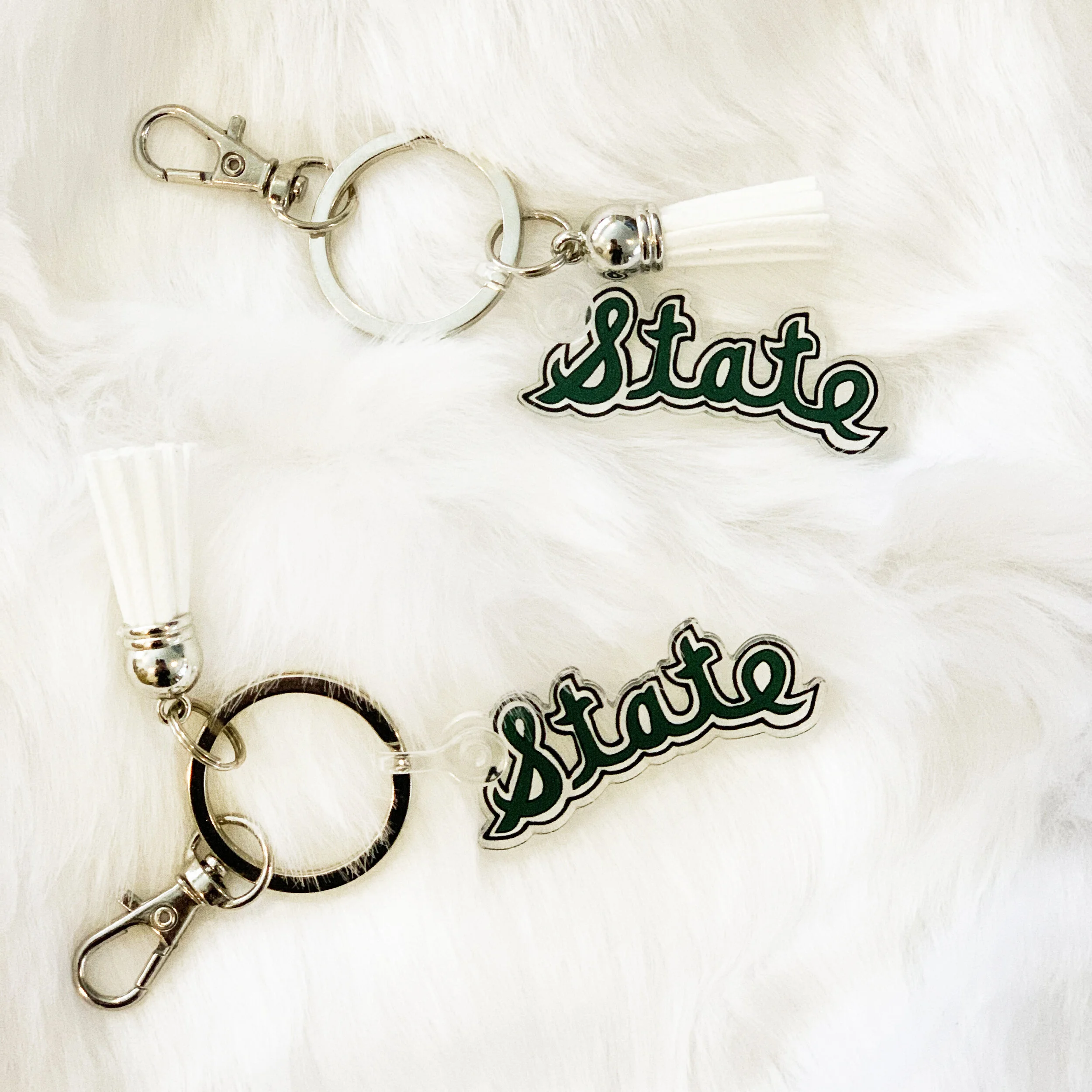 Michigan State Keychain — Dilly Dalian