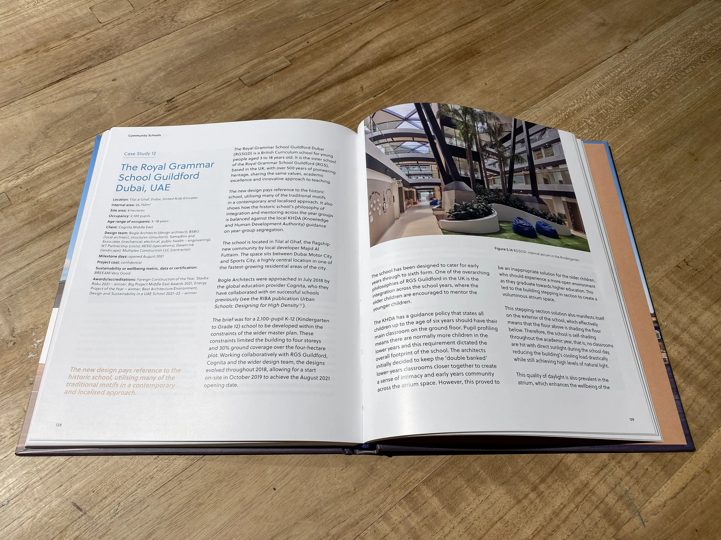 RGS Guildford Dubai in new RIBA book on Community Schools — Bogle ...