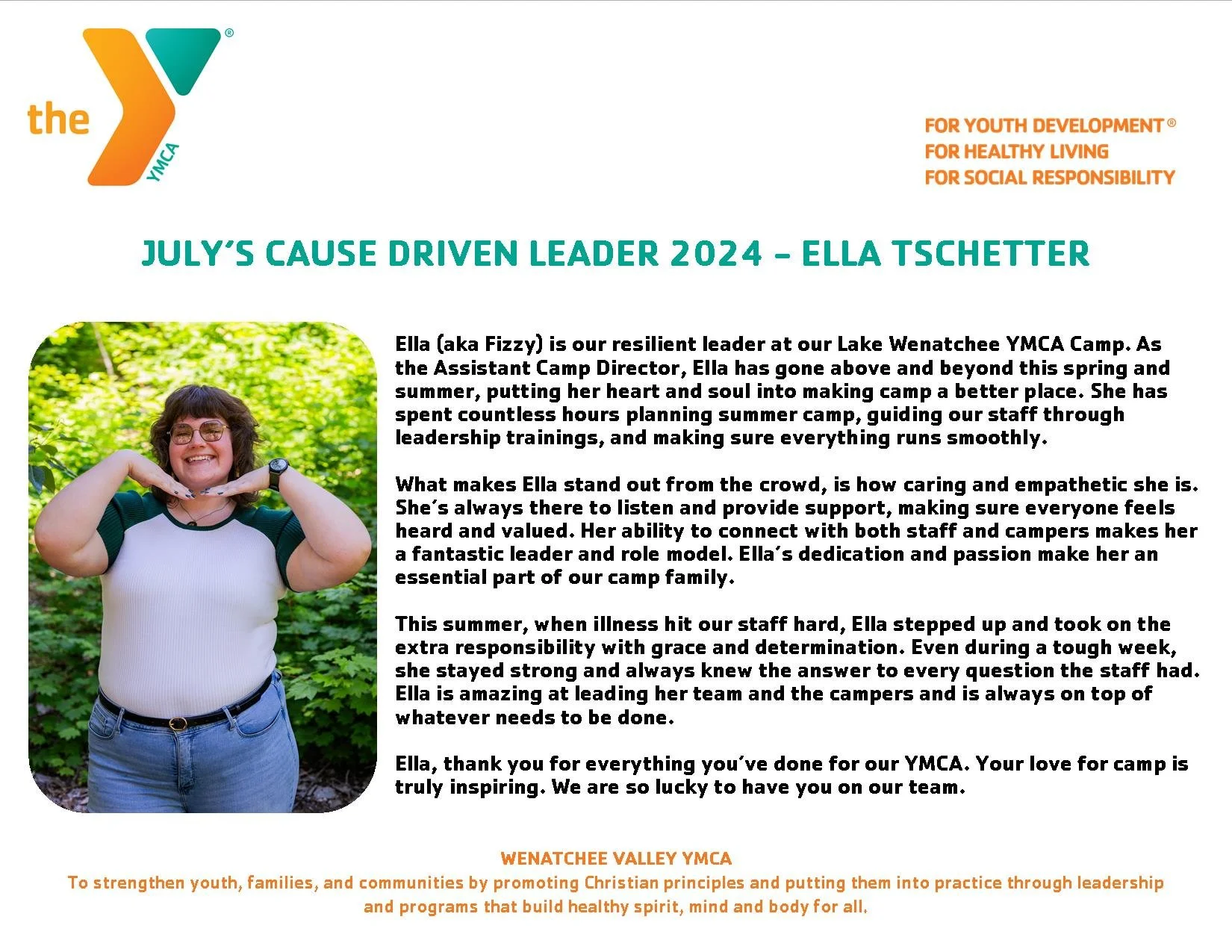 Wenatchee Valley YMCA - Who We Are