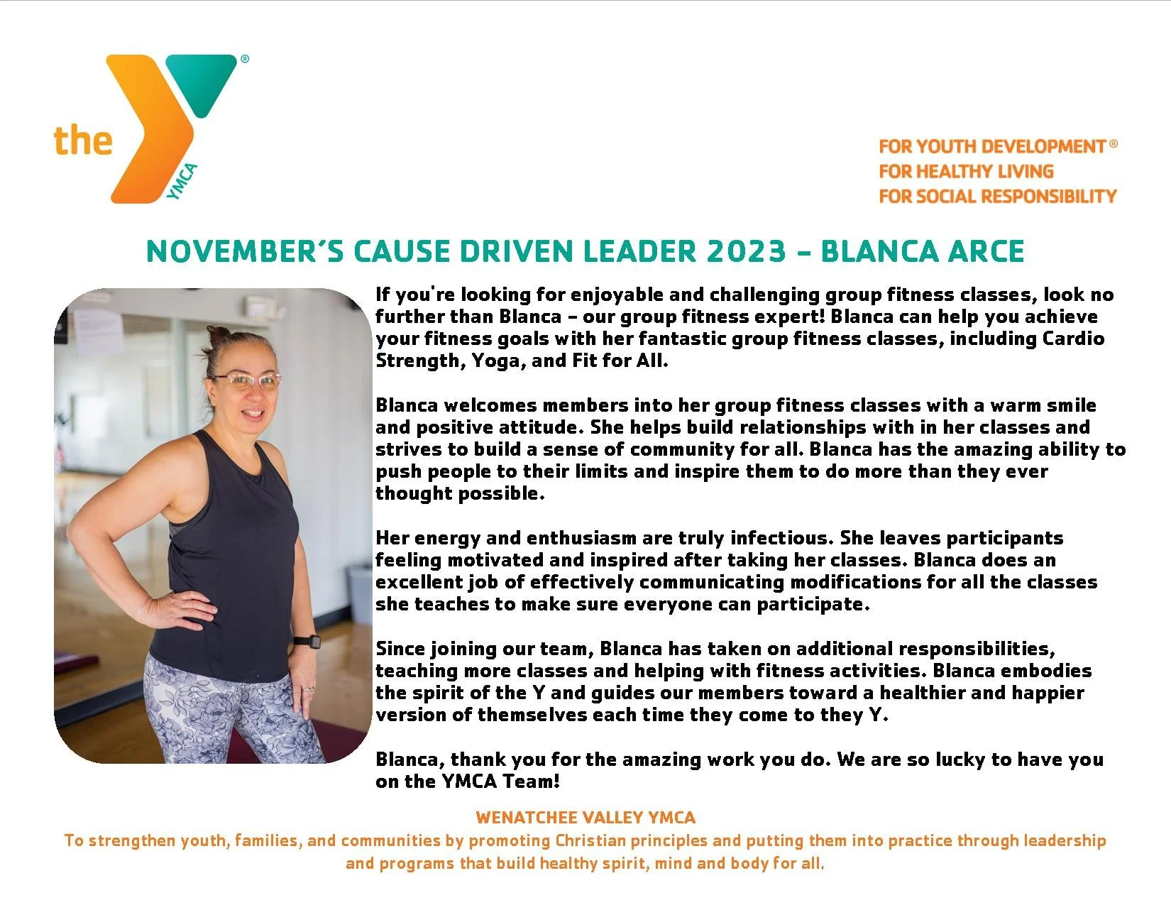 Wenatchee Valley YMCA - Who We Are