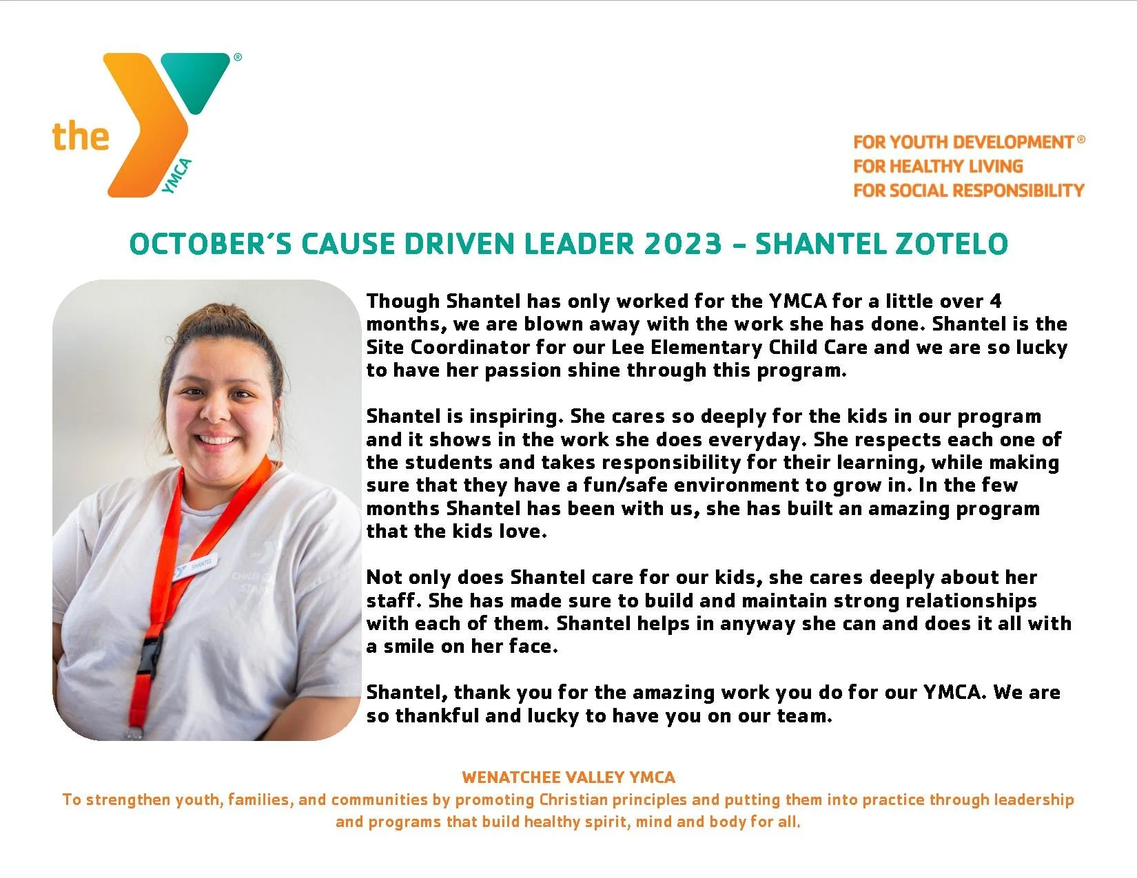 Wenatchee Valley YMCA - Who We Are