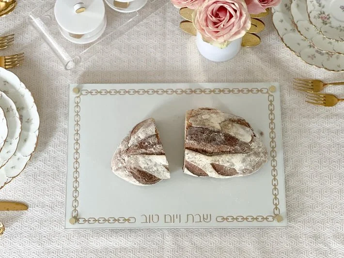 Challah Trays and Knives — The Doily Lady